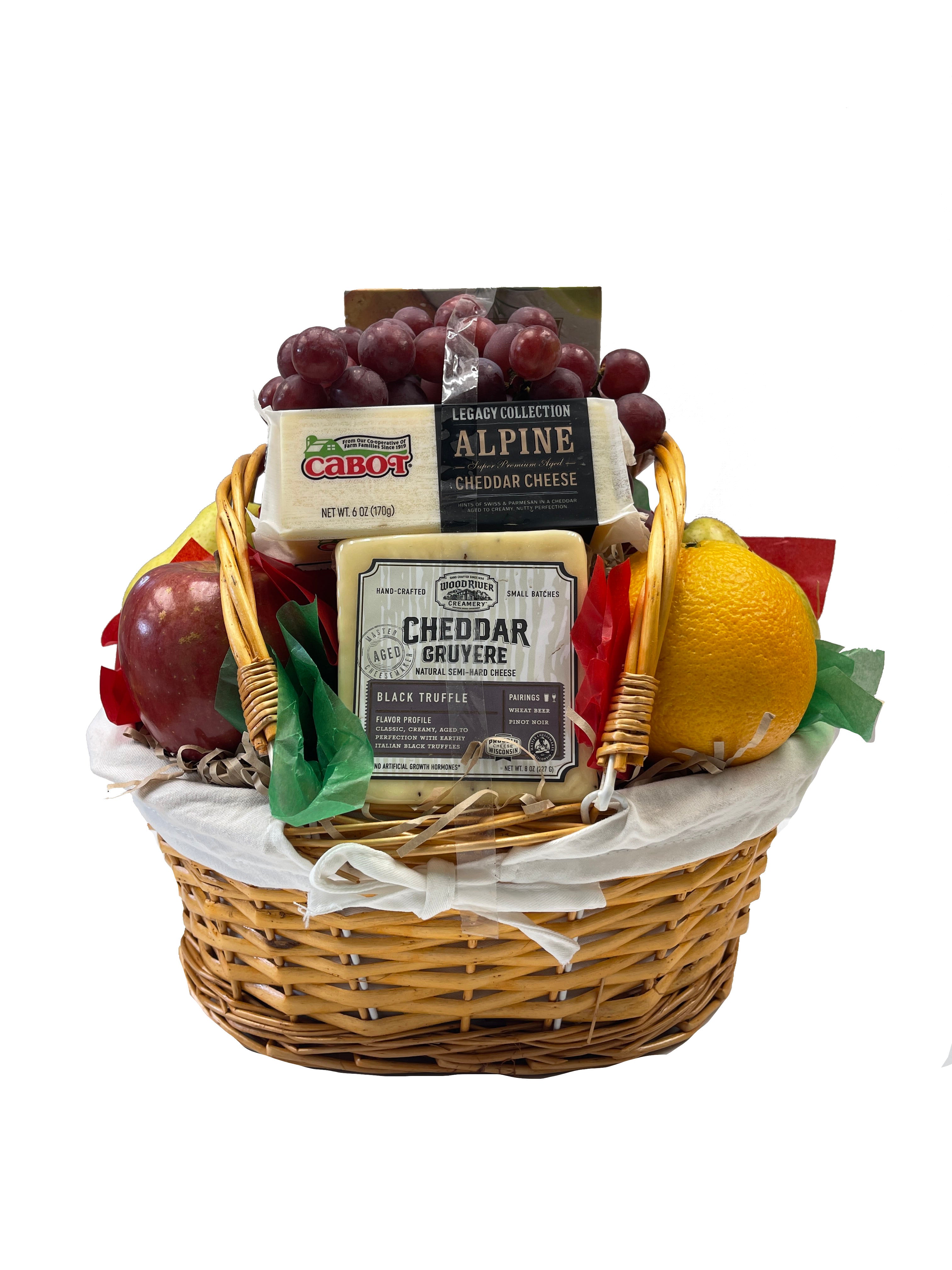 Fruit & Cheese Snack Basket - Wilson Farm